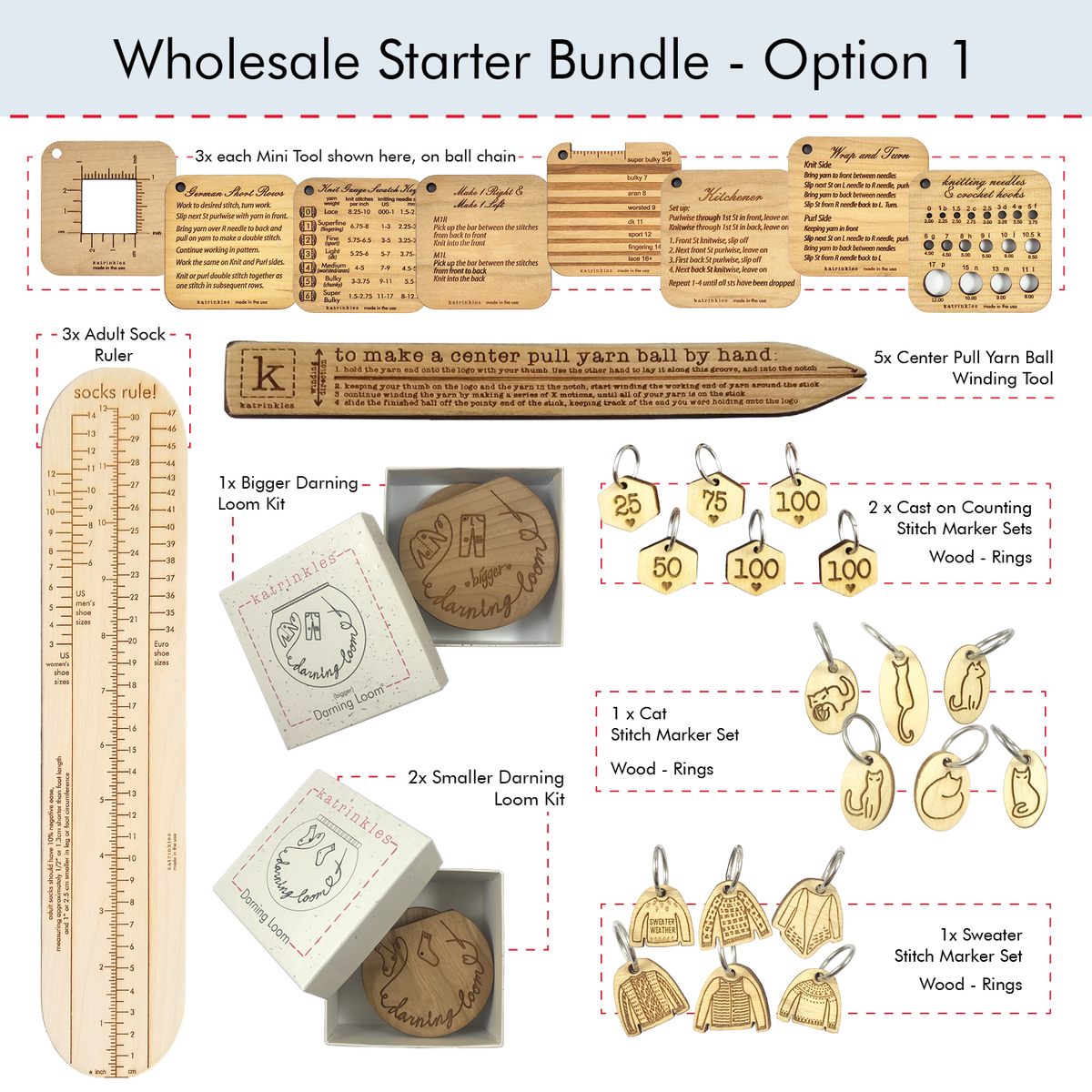 Wholesale Starter Bundle - Option 1 - $250 – katrinkles - wholesale