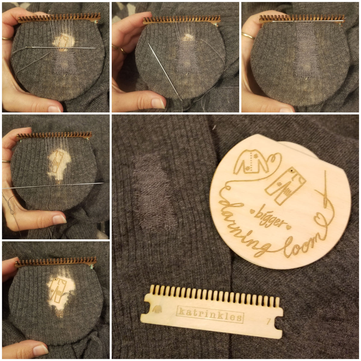 Bigger Darning & Mending Loom Kit – katrinkles - wholesale