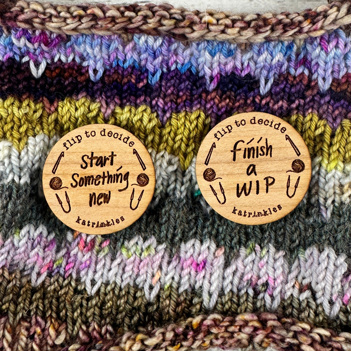 Flip Coin- Double Sided - Custom – katrinkles - wholesale