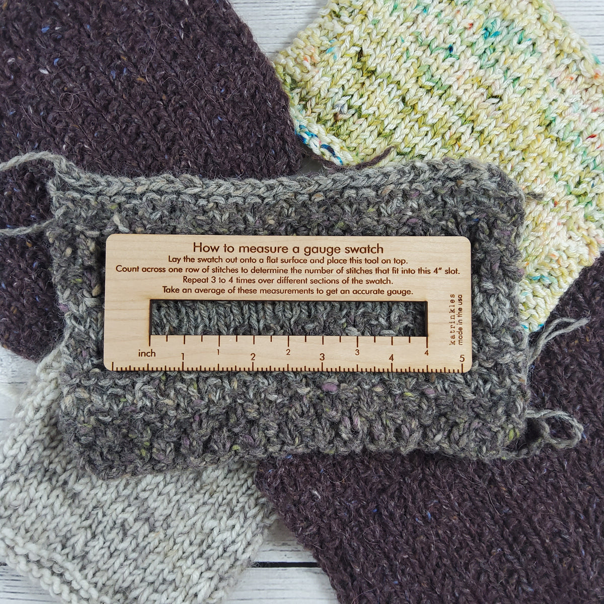How To Measure Gauge Swatch Tool – katrinkles - wholesale