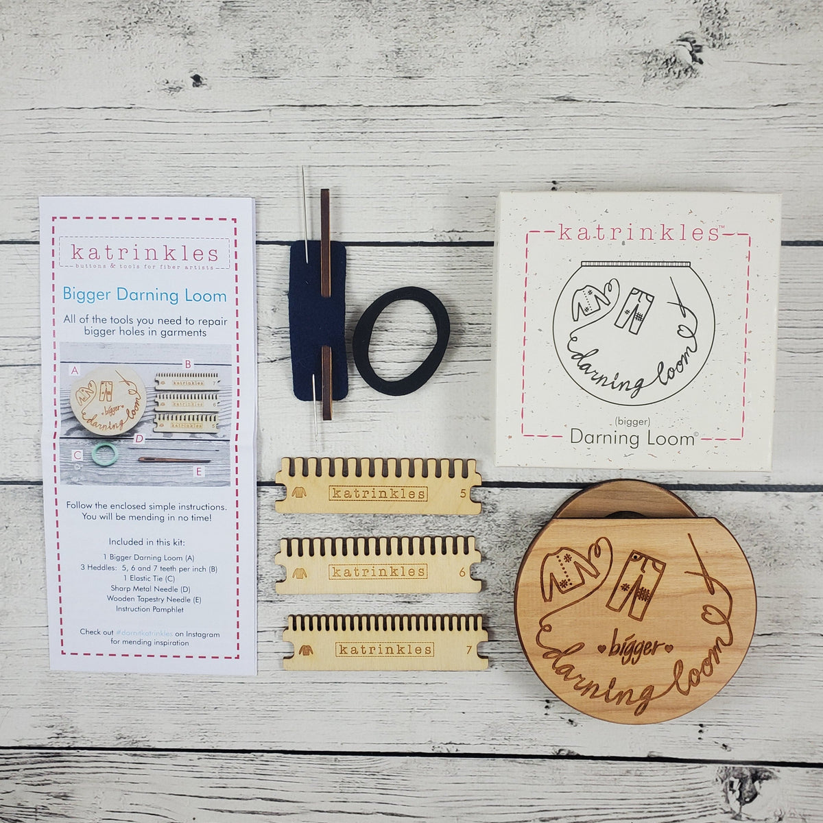 Bigger Darning & Mending Loom Kit – katrinkles - wholesale