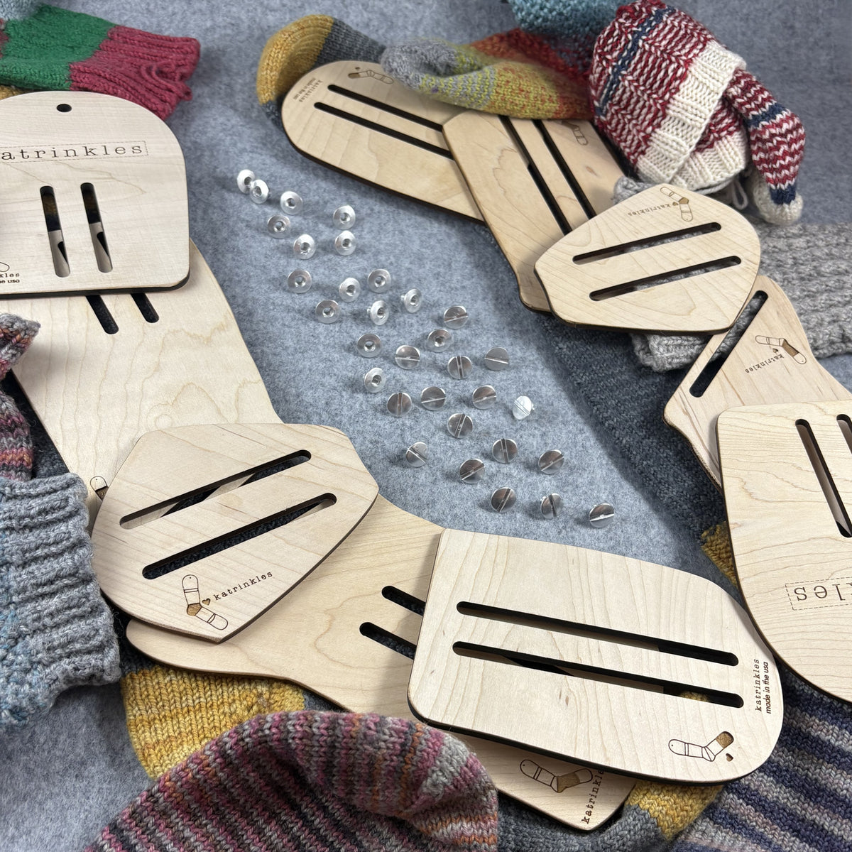 Adjustable Sock Blockers - Pair - Acrylic or Wood – katrinkles - wholesale