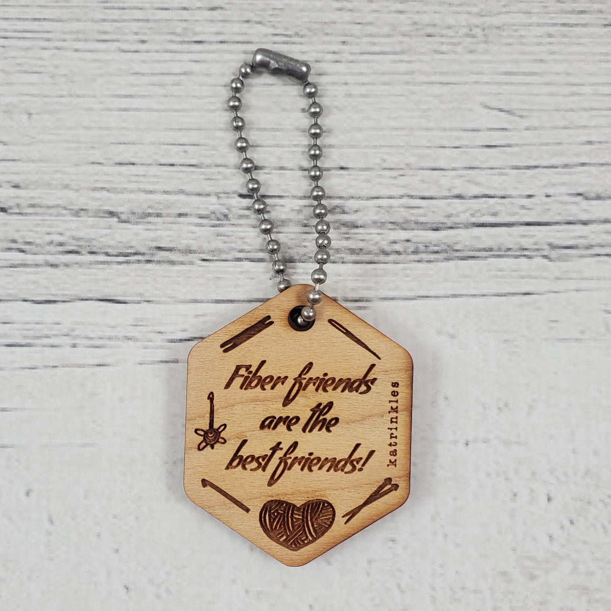 Fiber friends are the best friends! Project Bag Tag – katrinkles ...