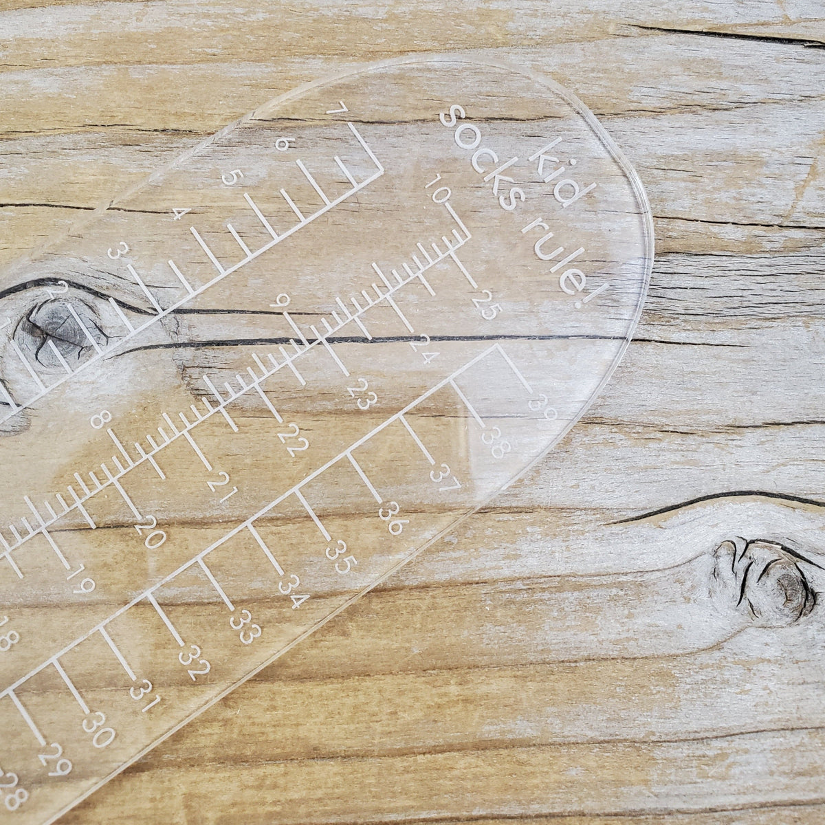 Socks Rule! - Ruler for Measuring Socks - Acrylic – katrinkles - wholesale