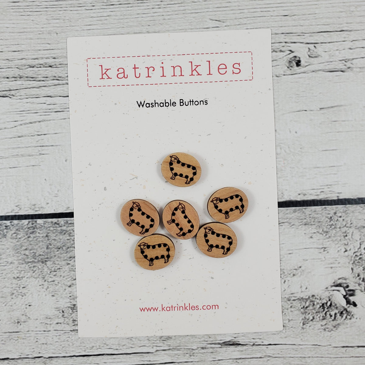 Stitchable Sheep Buttons – katrinkles - wholesale