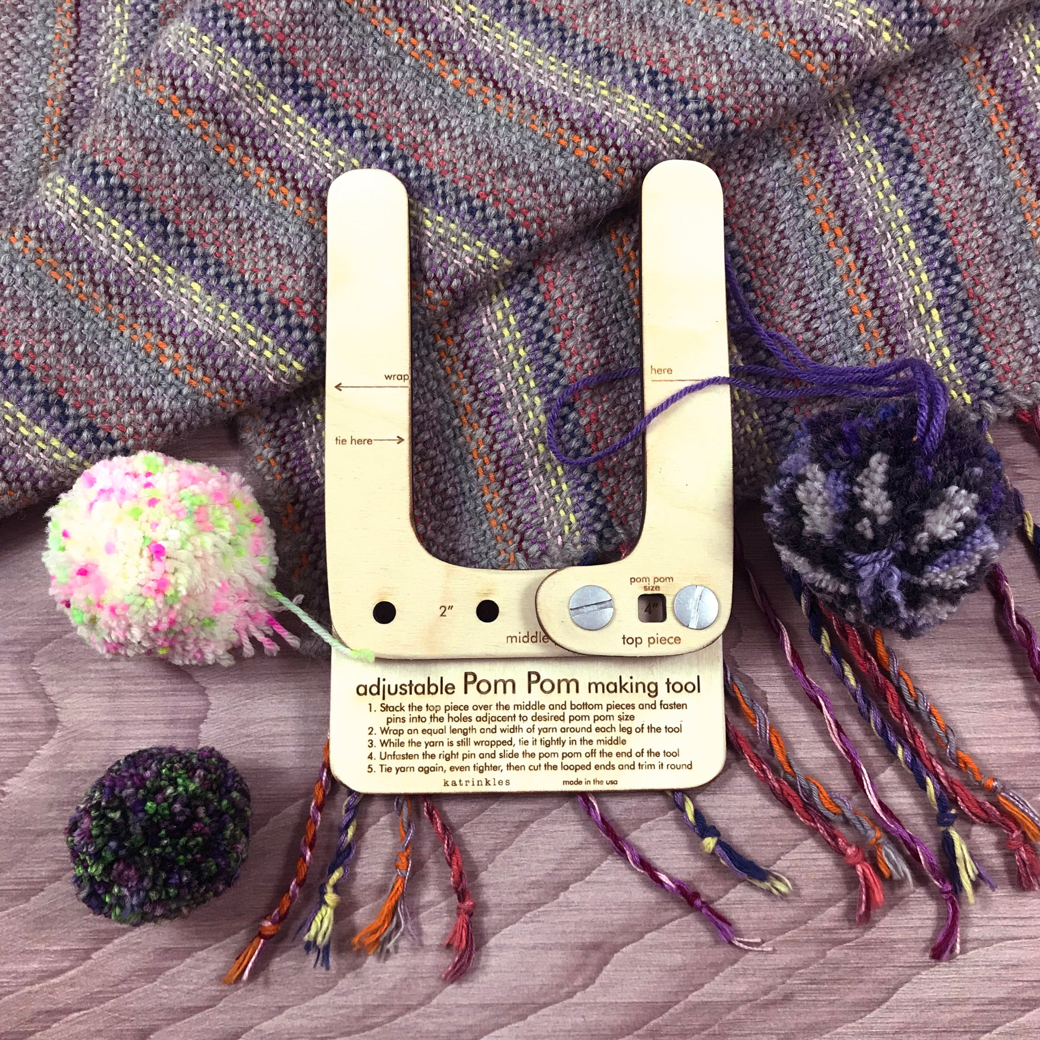 Adjustable Pom Pom Making Tool – katrinkles - wholesale